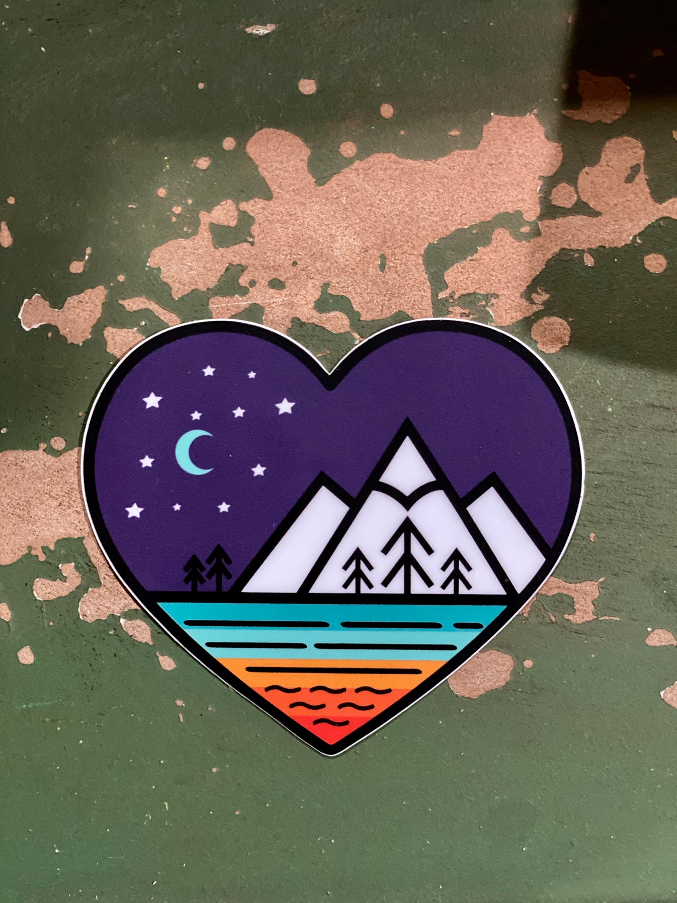 Big MTN Love Sticker – Made of Mountains